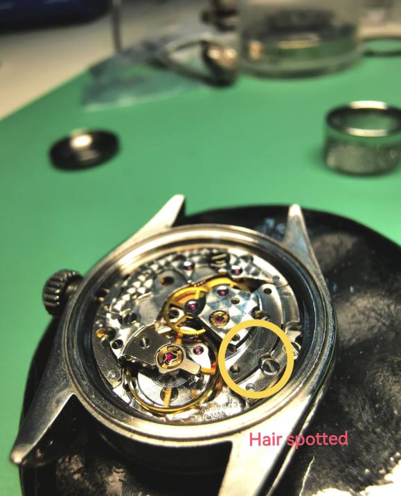 Rolex Watch – Found Foreign Objects In Movement – HOROLOGY